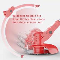 China Anti Slip Electric String Trimmer With Brushless Motor 100mm Cutting Width for sale