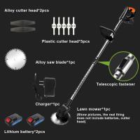 China Multipurpose Battery Powered Weed Trimmer 90 Degree Adjustable For Yard Garden for sale