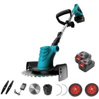 China Height Adjustable Cordless Weed Trimmer , 2000mAh Lithium Battery Powered Grass Edger for sale