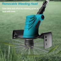 China 345W Telescopic Cordless Grass Cutter , Battery Weed Trimmer With 2 Pcs 21V Batteries for sale