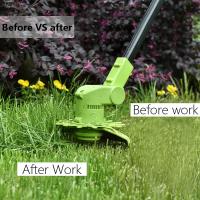 China 12V Electric Cordless String Trimmer Edger Stringless With Telescopic Handle for sale