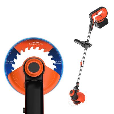 China 650W Power Electric String Trimmer Cordless Lithium Battery Operated for sale