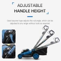 China 40V 45L Electric Lawn Mower , 4Ah Battery Powered Grass Mower for sale