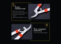 China Elbow Tree Branch Shears Scissors Telescopic Aluminum Alloy Material for sale