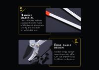 China Elbow Tree Branch Shears Scissors Telescopic Aluminum Alloy Material for sale