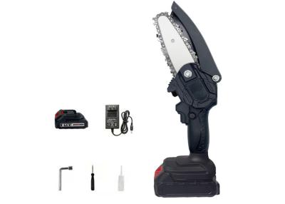 China 4 Inch Mini Cordless Electric Chainsaw Portable For Wood Cutting for sale