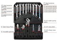 China Handheld Auto Repair Tool Set , Car Repair Tools Kit With Trolley Case OEM for sale
