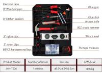 China Handheld Auto Repair Tool Set , Car Repair Tools Kit With Trolley Case OEM for sale