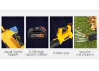 China Lightweight Handheld Garden Leaf Blower , Quiet Cordless Electric Air Blower for sale