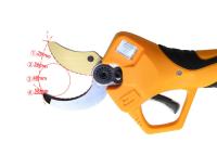 China Gold 40mm Electric Pruning Cutter With Rechargeable Lithium Battery for sale