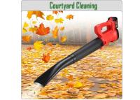 China Lithium Battery Handheld Electric Blower , Lightweight Leaf Blower Cordless 21V for sale