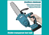 China 8 Inch Electric Handheld Cordless Mini Chainsaw With Rechargeable Battery for sale