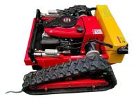 China Brushless Reel Gas Lawn Mower Crawler Remote Control Tracked Self Propelled for sale