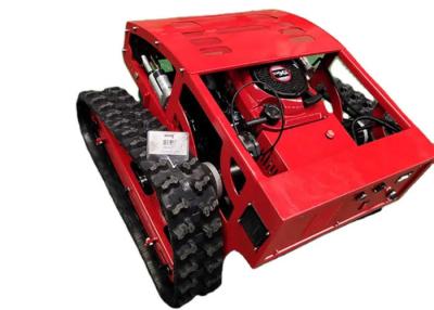 China Remote Control Crawler Gas Lawn Mower 196CC Anti Slip Cordless for sale