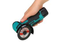 China Power Angle Grinder 19500 rpm 12V Mini Angle Grinder with 2 pcs Battery 2pcs Discs for Pipe Drywall Cutting Grinding for sale