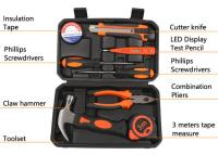 China 9 Pieces Multifunctional Household Tool Set For Home Daily Use for sale