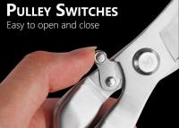 China Elbow Shape Bypass Pruning Shear Pruner With Precision Blade For Gardening Trimming Plant Tree Flower for sale
