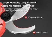 China 21V Electric Pruning Scissors With Display Lithium Pruning Garden Fruit Tree Branches High Branch Scissors for sale