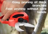 China 21V Electric Pruning Scissors With Display Lithium Pruning Garden Fruit Tree Branches High Branch Scissors for sale