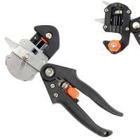 China Nylon Handle Grafting Scissors Pruning Shear Seedling Fruit Tree Gardening Tools for sale