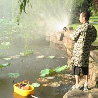 China Portable Floating Boatlike 4- Stroke Mini Gasoline Water Pump For Irrigation Watering for sale