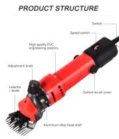China ABS Handle Handheld Electric Clipper Sheep Animal Wool Goat Hair Cutting Trimmer for sale