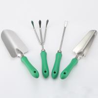 China Stainless Steel Garden Tools Set Lightweight 4pcs Plastic Handle for sale