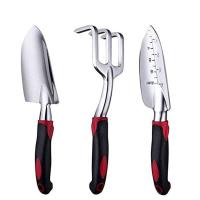 China 3 Pieces Strong Gardening Hand Tools Heavy Duty Aluminum Alloy for sale