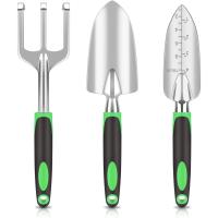China 3 Pieces Strong Gardening Hand Tools Heavy Duty Aluminum Alloy for sale