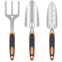 China 3 Pieces Strong Gardening Hand Tools Heavy Duty Aluminum Alloy for sale