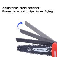China Handheld Lithium Battery Chain Saw Home Rechargeable Outdoor Logging Pruning Chainsaw One Handed for sale