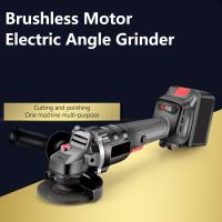 China 9000rpm Lithium Electric Angle Grinder Brushless Charging Grinding Dynamic Cutting Polishing Machine for sale