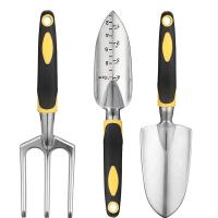 China Durable Heavy Duty Tool Set Canvas Bag Combination Kit Aluminum Shovel Garden Scissors with Cloth Bucket for sale