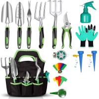 China Customizable Horticultural Set Alloy Steel Hand Tool Garden Tool Sets for Women Kids Starter Kit with Garden Bag for sale
