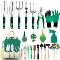 China Oxford Gardening Bag 21pcs Outdoor Work Portable Small Tool Bag Gardening Toolkit Durable Multifunction Hanging Storage for sale