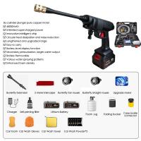 China 300W 24V Electric Pressure Washer with Hose Reel Green Electric Portable High Pressure Cleaner Machine Cordless Pressure for sale