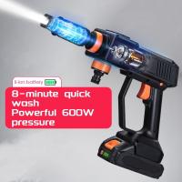 China 300W 24V Electric Pressure Washer with Hose Reel Green Electric Portable High Pressure Cleaner Machine Cordless Pressure for sale
