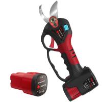 China 2pcs 2Ah Battery KOMOK Electric Pruning Shears 25mm Cutting Diameter for sale