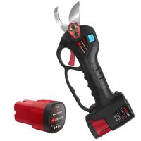 China 2pcs 2Ah Battery KOMOK Electric Pruning Shears 25mm Cutting Diameter for sale