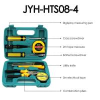 China JYH-HTS08-4 Household Tool Sets Digit play Measuring Pen Combination Plier Set for sale