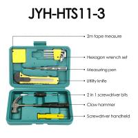 China JYH-HTS11-3 12pcs Home Car Repair Tool Kit Screwdriver Hammer Wrench Home Hardware Tools for sale