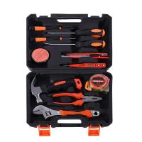 China JYH-HTS12-4 11-Piece home toolbox set Household Hand Tool Set In Hard Box Packaging for sale