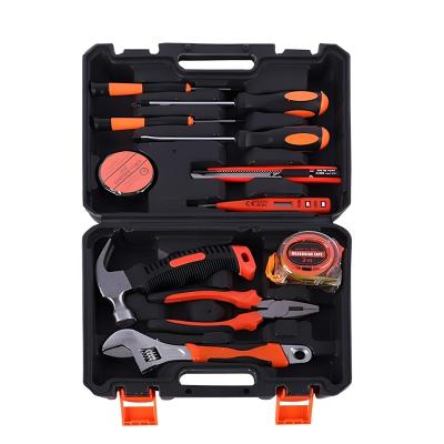 China JYH-HTS12-4 11-Piece home toolbox set Household Hand Tool Set In Hard Box Packaging for sale