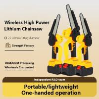 China Portable Electric Power Chainsaw JYH-CS10 Li-battery Mini Wireless for Home Wooden Tree for sale