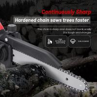 China Portable Handheld Chainsaw 8-Inch Chain saw with 2 Pack 2000mAh Batteries Mini Chainsaw for Wood Cutting Tree for sale