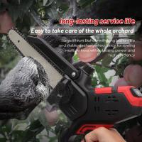 China Portable Handheld Chainsaw 8-Inch Chain saw with 2 Pack 2000mAh Batteries Mini Chainsaw for Wood Cutting Tree for sale