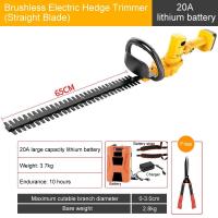 China 24V Lithium battery powered tree planing saw electric hedge trimmer with large battery and charger for sale