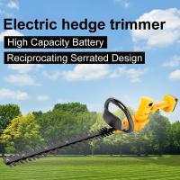China 24V Lithium battery powered tree planing saw electric hedge trimmer with large battery and charger for sale
