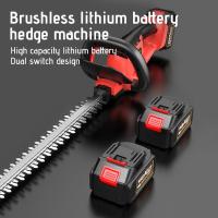 China Rechargeable Cordless Grass Shear & Shrubbery Trimmer Handheld 21V Electric Grass Trimmer Hedge Shears/Grass Cutter for sale