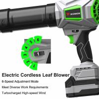 China Cordless Leaf Blower, 21V Battery Powered Leaf Blower with Brushless Motor, 6-Speed Adjustable 53m/s Airflow, Lightweight Handheld Blower for Lawn Yard Cleaning for sale